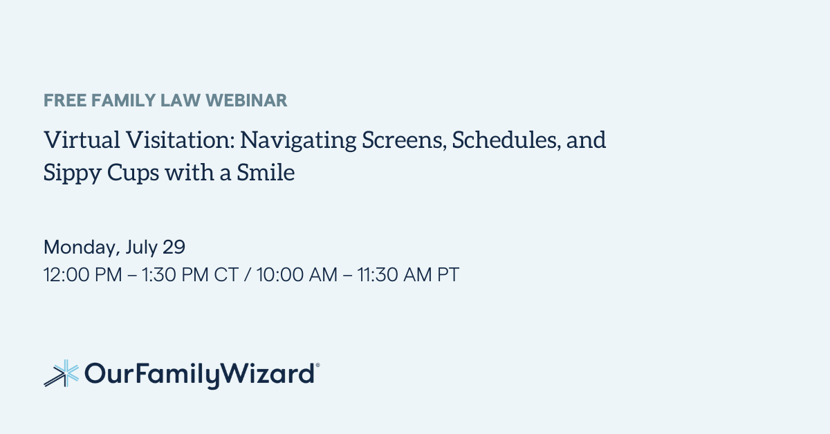 Free Webinar: Virtual Visitation: Navigating Screens, Schedules, And ...